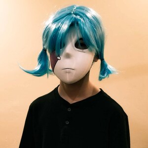 Sally Face Prosthetic Mask Cosplay Costume Prosthesis Air Brushed Hand ...