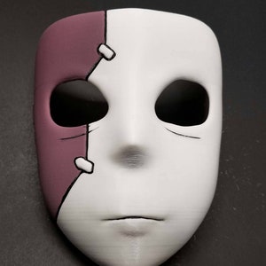 Sally Face Prosthetic Mask Cosplay Costume Prosthesis Air Brushed Hand ...