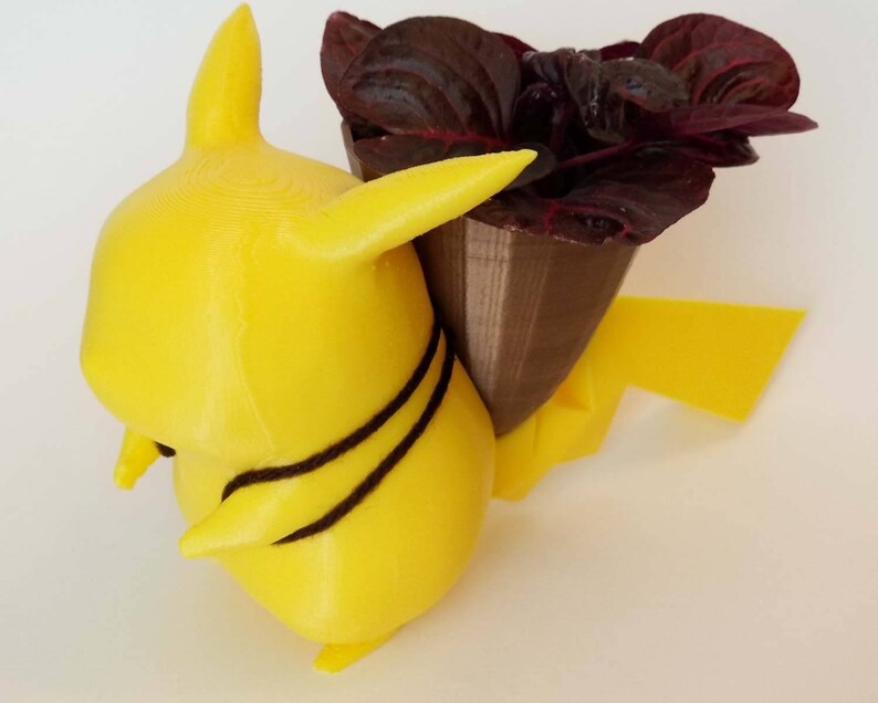 Pikachu Pokemon Valentines Hanging Planter Eevee Vase Pokemon - Etsy