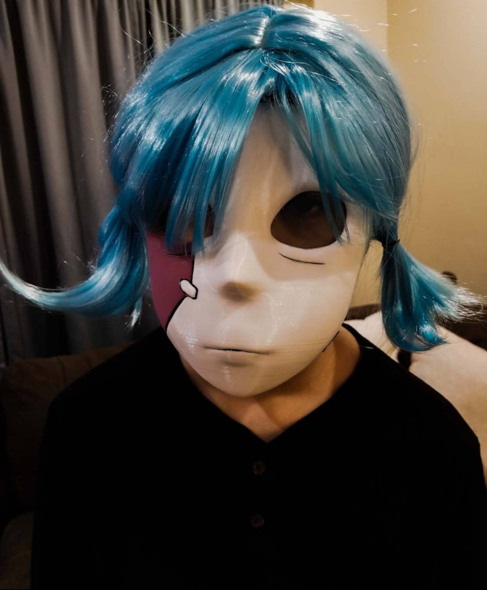 Sally Face Prosthetic Mask Cosplay Costume Prosthesis Air | Etsy