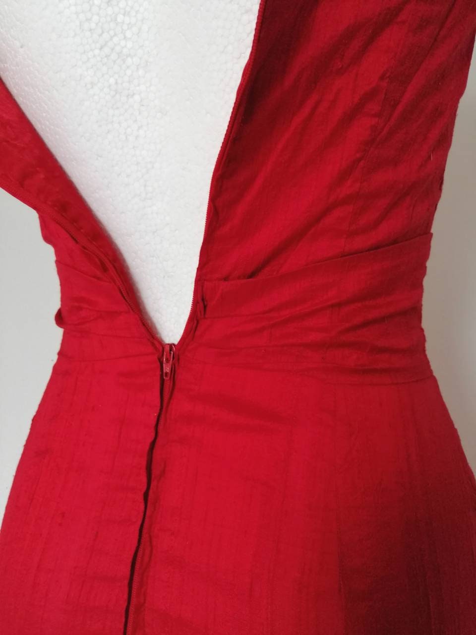 Vintage Red 90s, Long Gown, Long Dress, Bloody Red, Evening, Formal ...