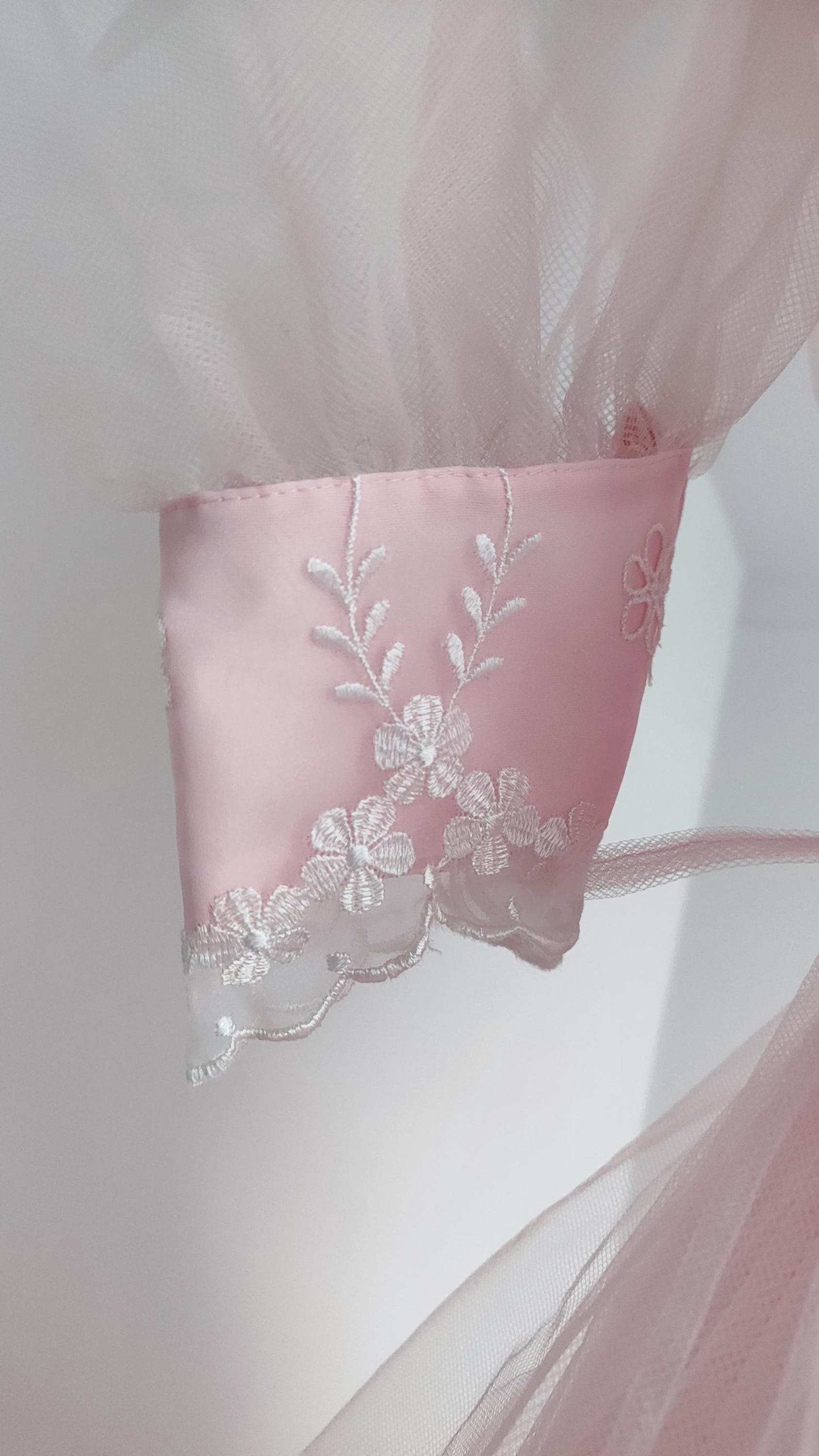 Vintage Pastel Pink 80s Gown, Ball Gown Pink Dress Romantic Victorian ...