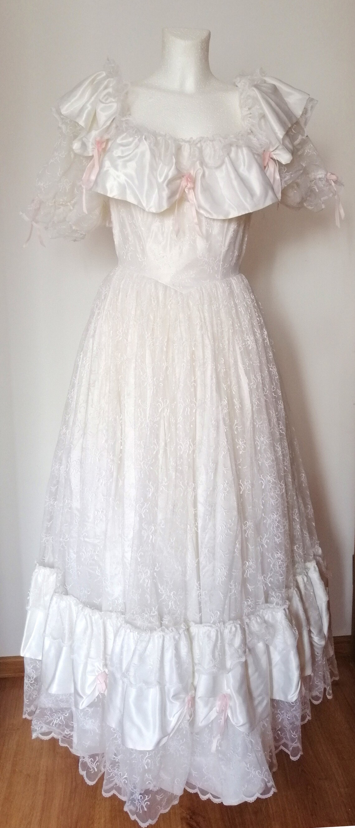 Vintage 90s Wedding Gown Ball Gown Prom Dress Princess - Etsy