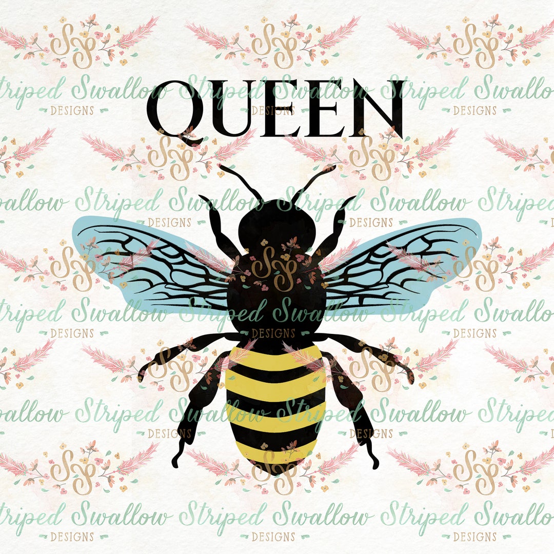 Queen Bee SVG Layered Digital Cut File - Etsy