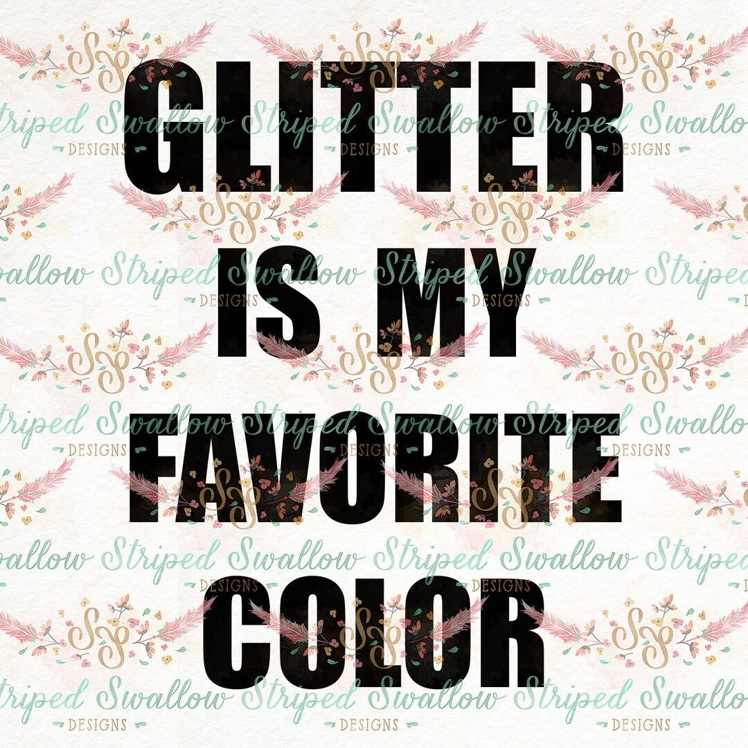 Glitter Digital SVG Cut File - Etsy