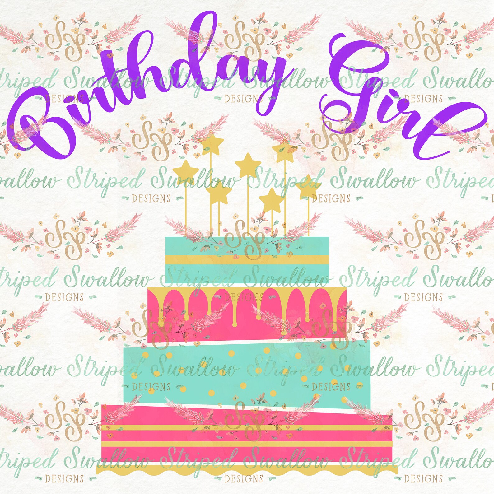 Birthday Girl Layered Digital SVG Cut File - Etsy