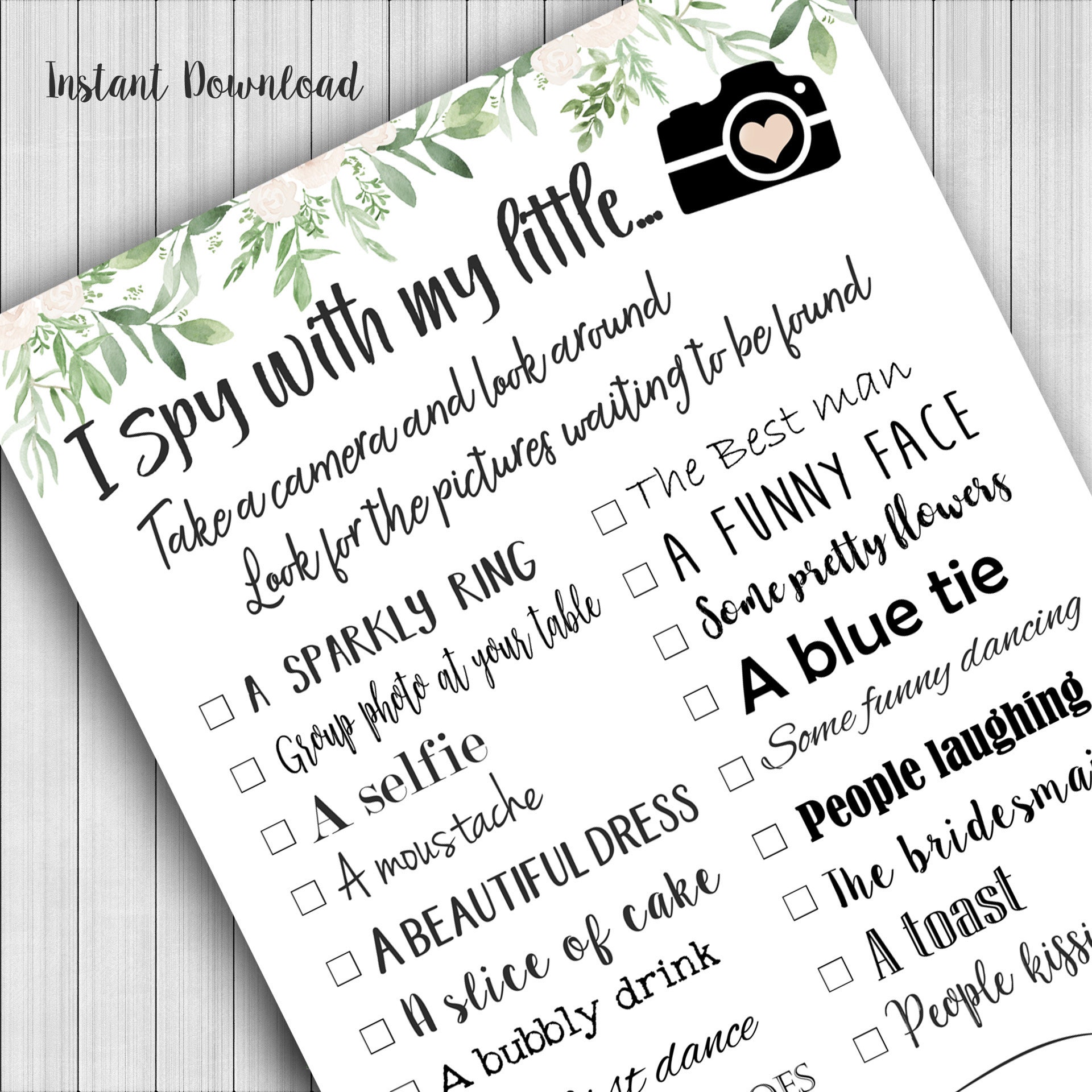 Wedding I Spy, I Spy Download, Wedding Games, Wedding, Wedding ...