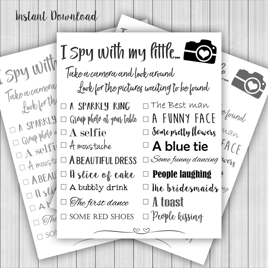 Wedding I Spy, I Spy Download, Wedding Games, Wedding, Wedding ...