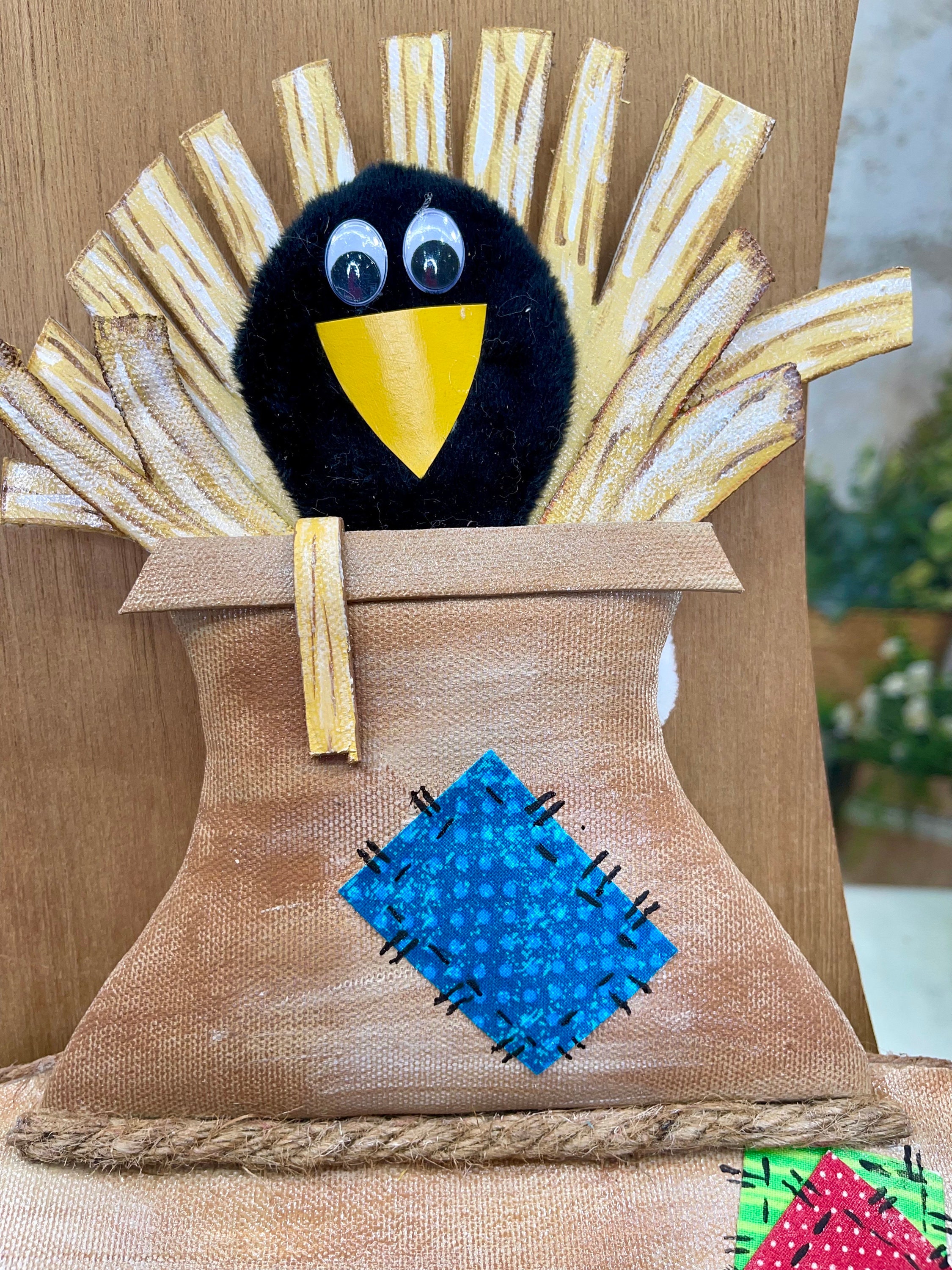 Scarecrow , Scarecrow Wreath Attachment, Fall Wreath Attachment, Wreath ...