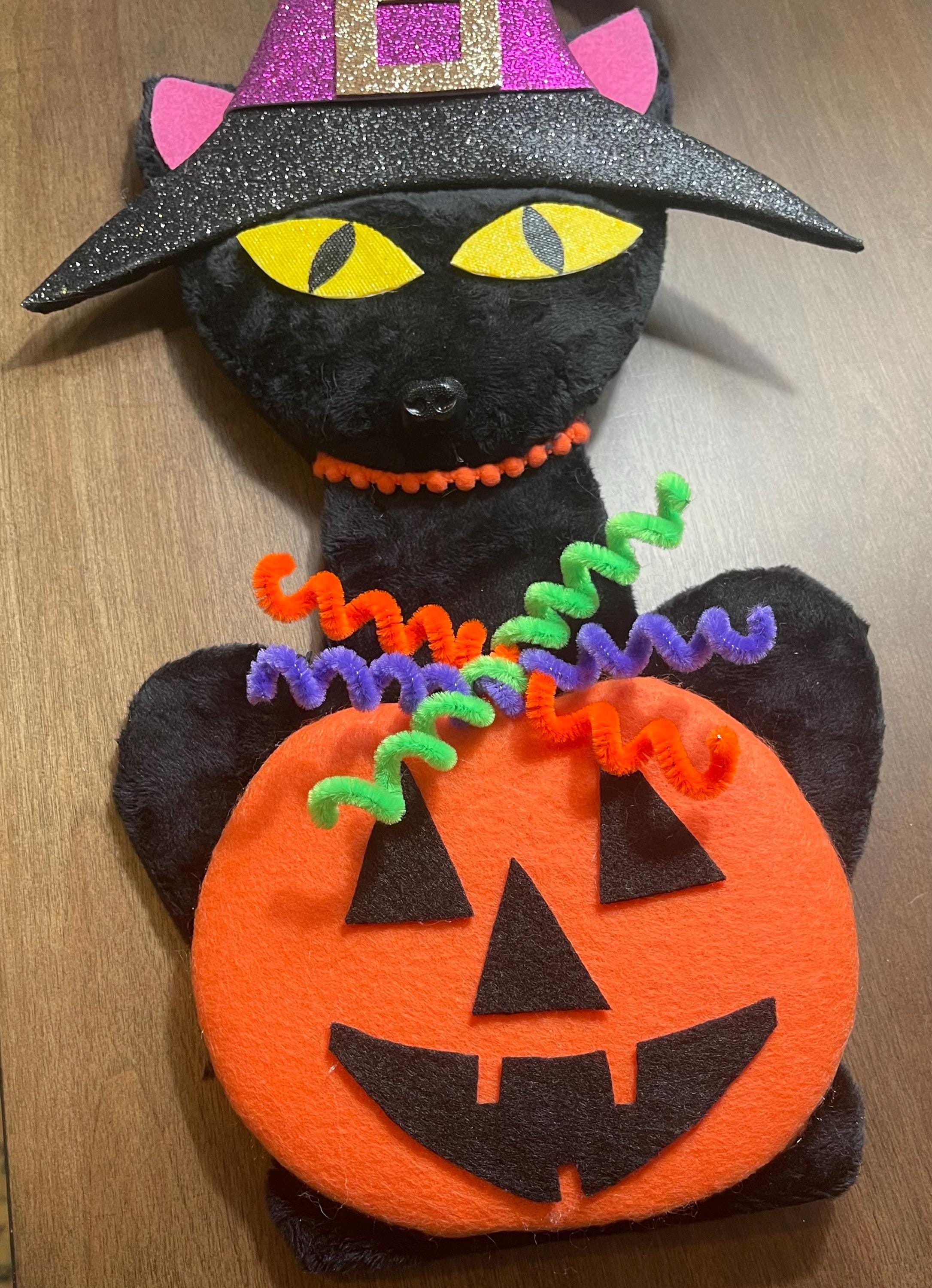 Primative Cat Attachment, Halloween Attachment, Cat Wreath Attachment ...