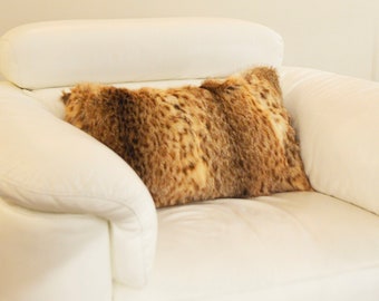 Lynx Fur Pillow | Etsy