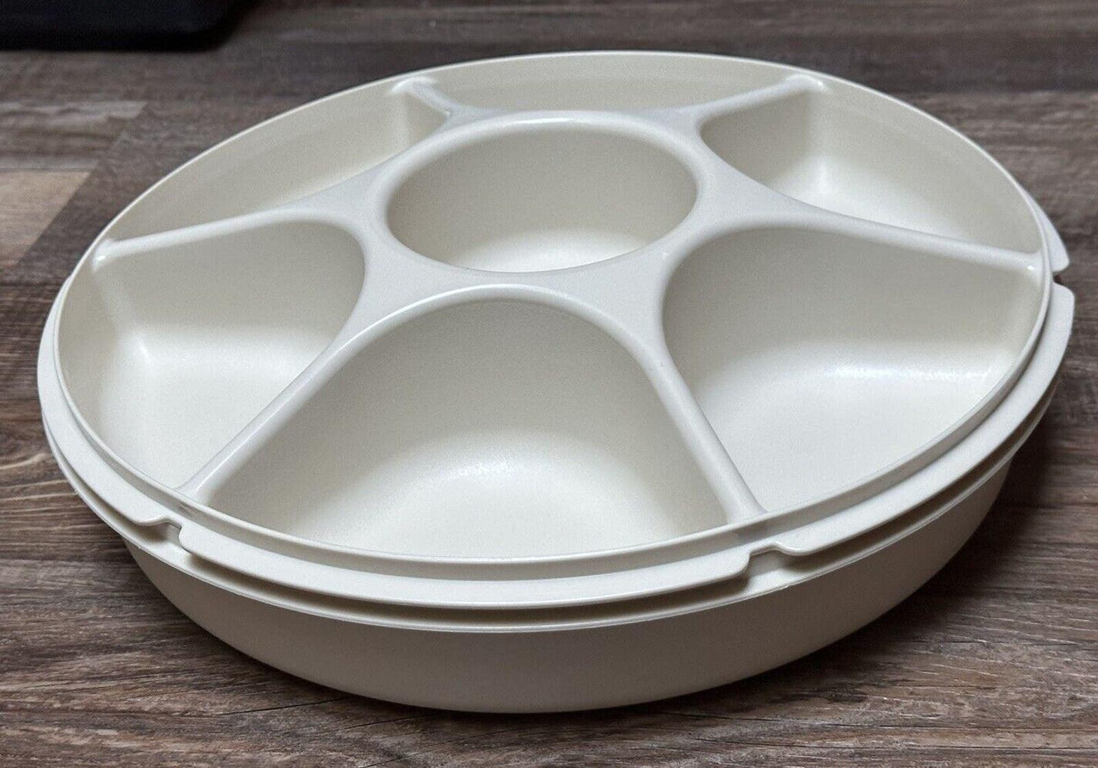 Tupperware Relish Tray With Lid 1665-5 & 1666-5 O3 - Etsy