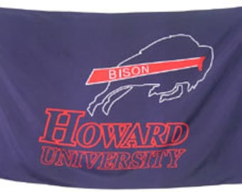 Howard University Yard Flag - Etsy