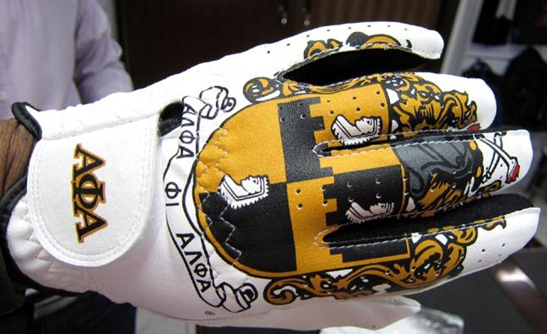 Alpha Phi Alpha Fraternity Crest Golf Glove - Size XL ONLY - Etsy