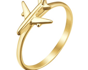 Airplane ring | Etsy