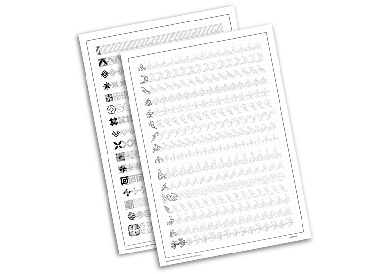 PPT_03, Pattern Practice Templates, Geometric Ornament, Mandala ...