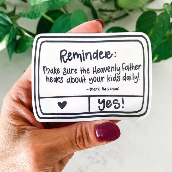 Prayer Reminder - Etsy