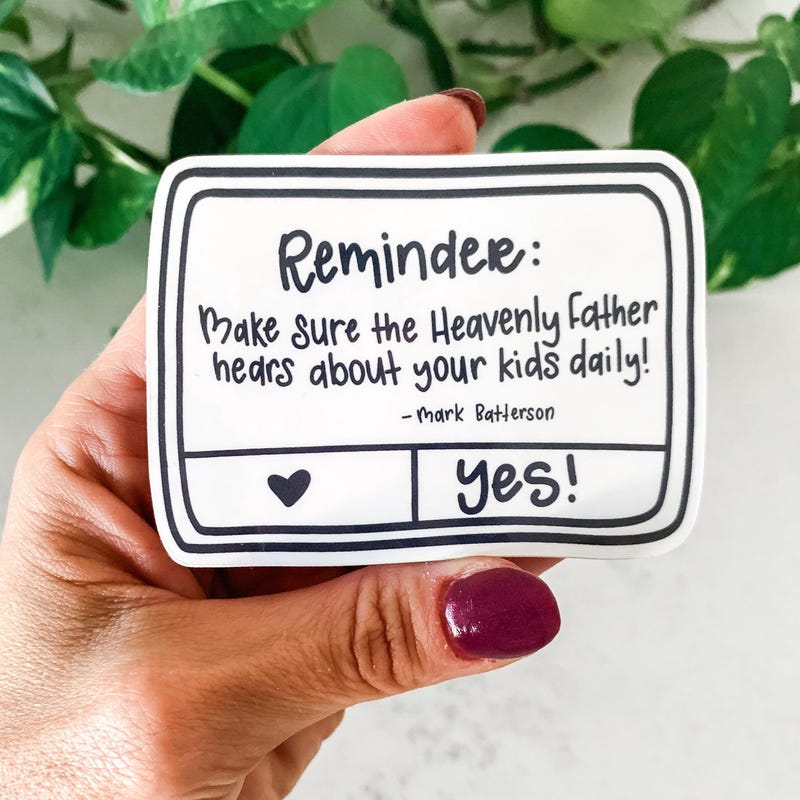 Prayer Reminder - Etsy
