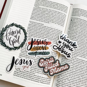 Jesus Above It All Sticker | Jesus Sticker | Faith Stickers & Christian ...