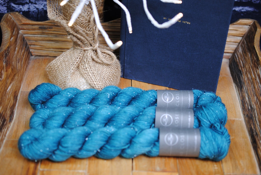 Myrtle Green 75/20/5 Merino/nylon/stellina Blend Yarn - Etsy