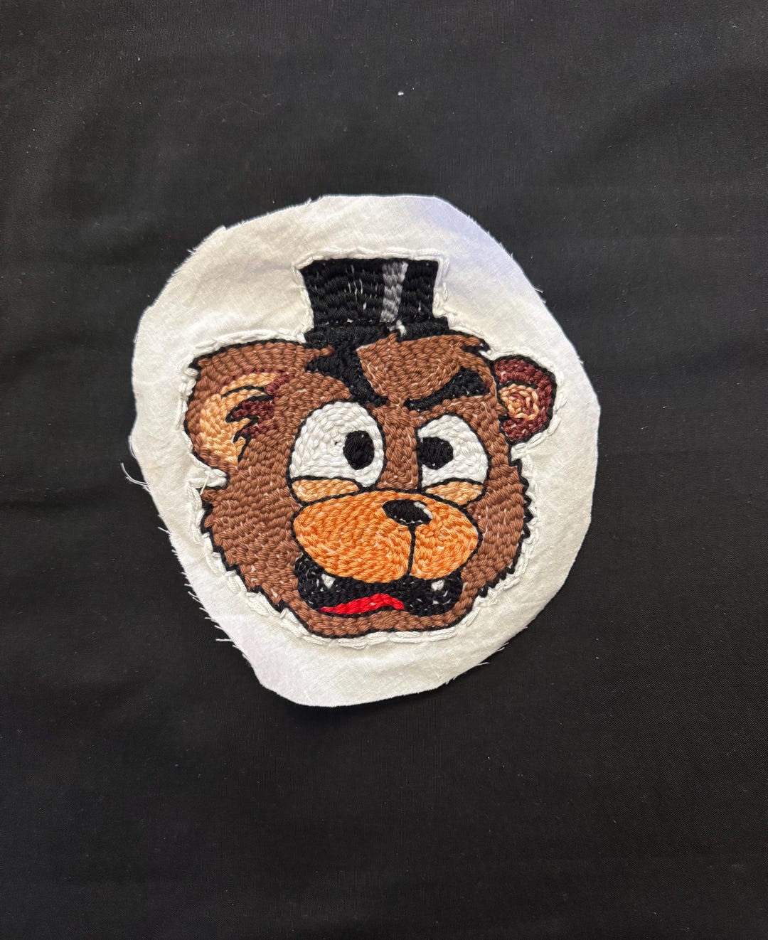 FNAF Freddy Fazbear Punch Needle Embroidery - Etsy