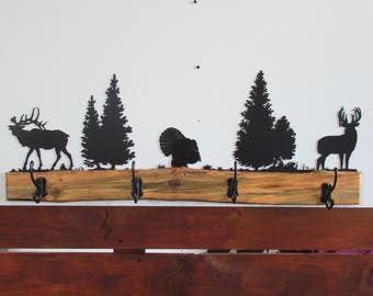 Half Log Peg Rack Log Rack Log Shelving Rack Log Coat Rack