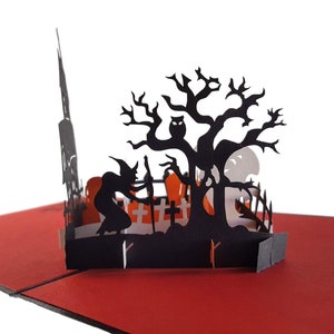 Trick or Treat 3D Pop up Greeting Card Halloween Pumpkin, Friendly ...