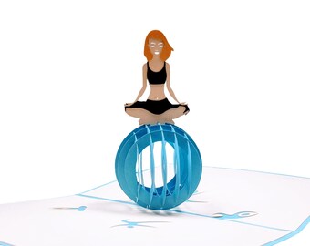 Yoga Thank You Card - Etsy