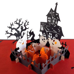Trick or Treat 3D Pop up Greeting Card Halloween Pumpkin, Friendly ...