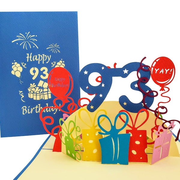 93rd Birthday Card - Etsy