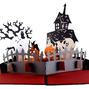 Trick or Treat 3D Pop up Greeting Card Halloween Pumpkin, Friendly ...