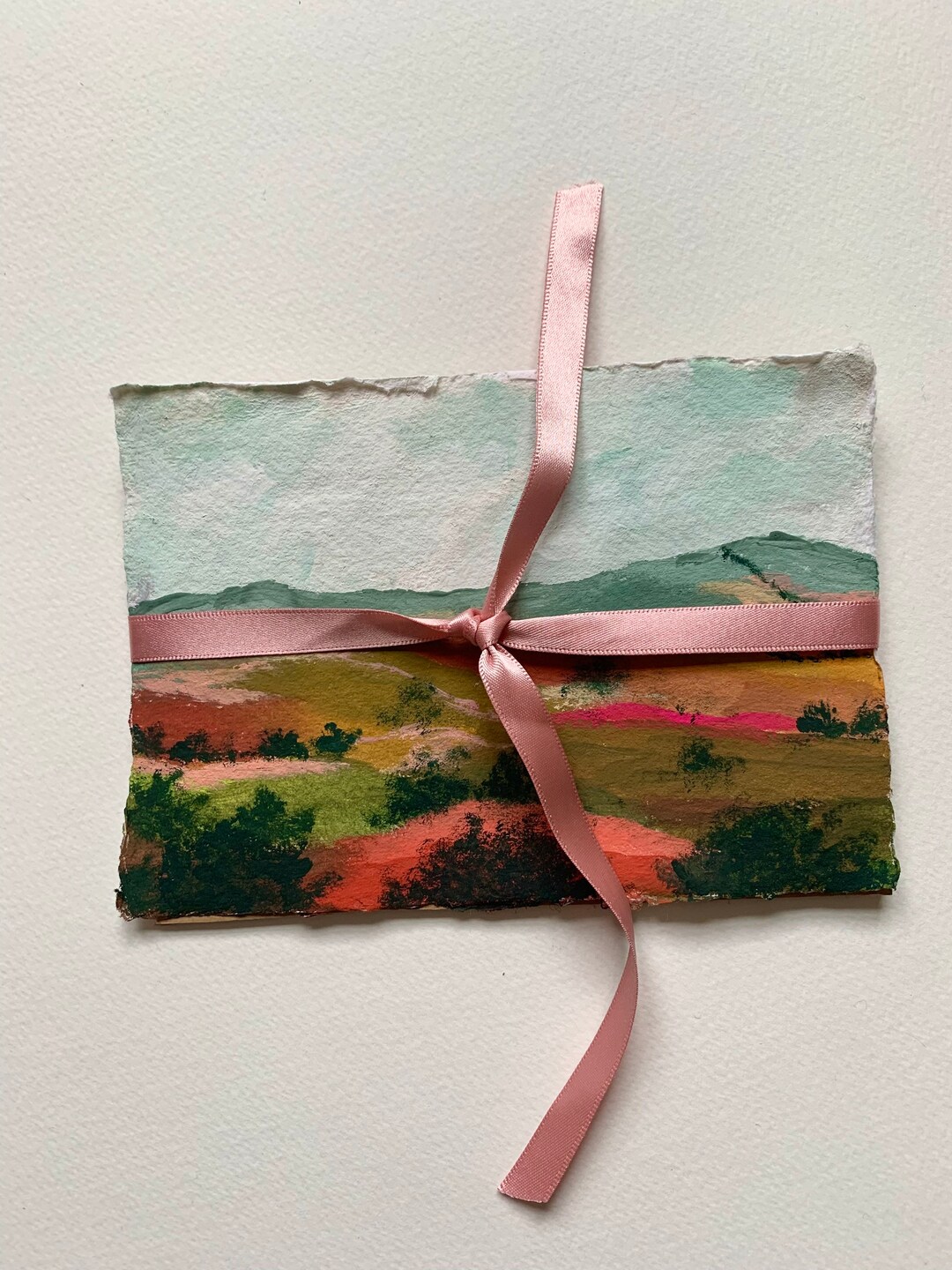 August Fields Landscape Painting, Summer Landscape Painting, Welsh ...