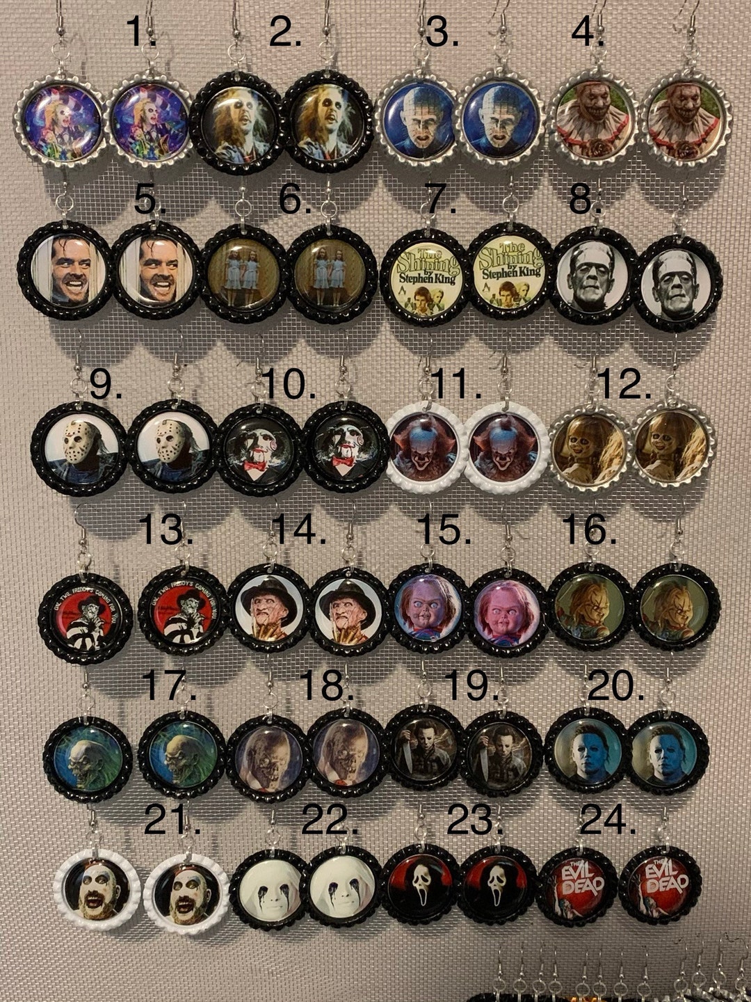 Scary Movie Earrings - Etsy