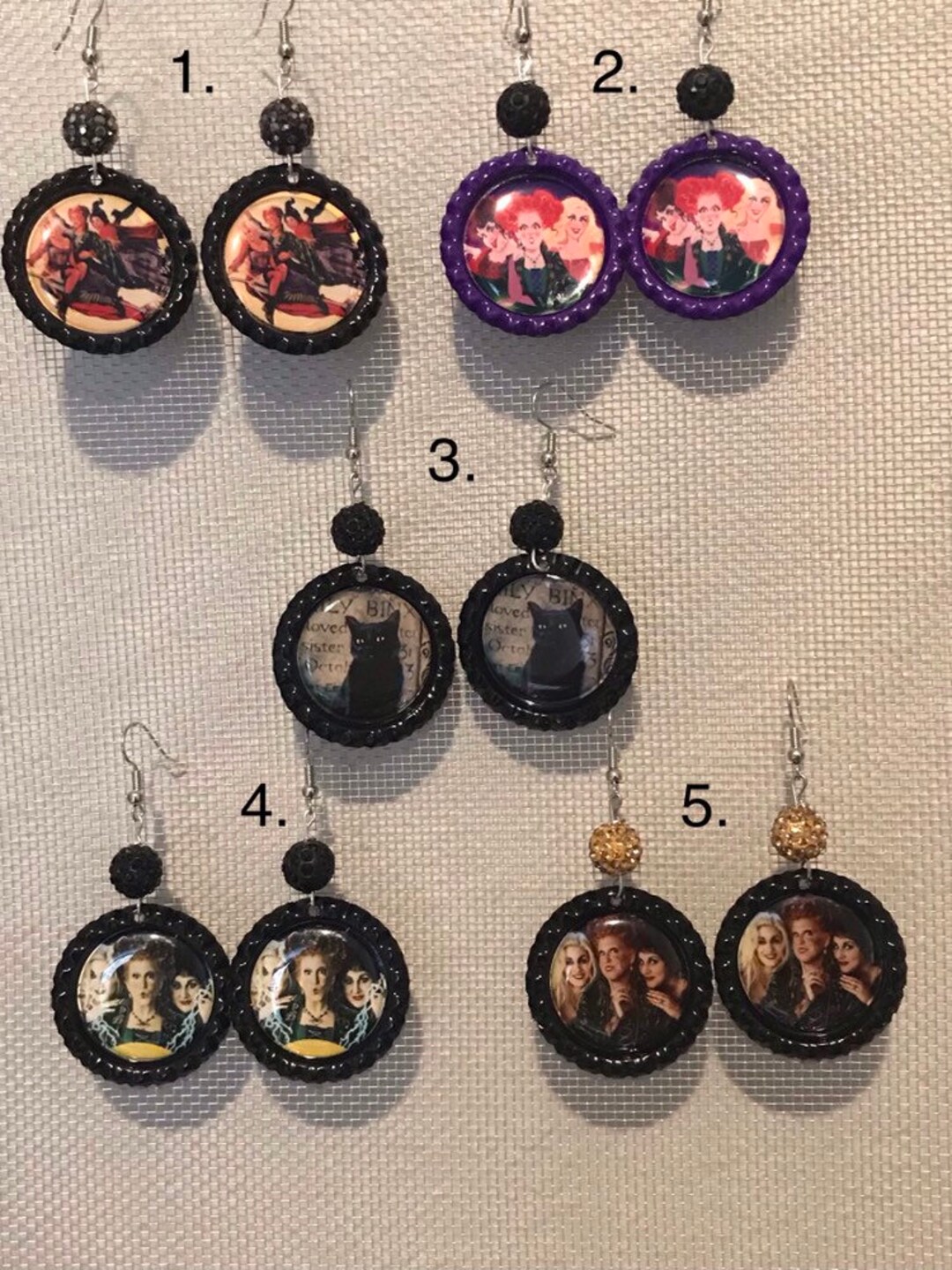 Hocus Pocus Beaded Earrings - Etsy