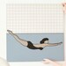 Swimming Girl in the Swimming Pool Poster, Art Print, Swimmer Wall Art ...