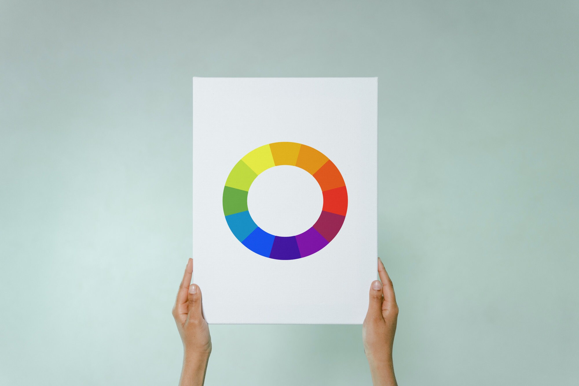 Color Pantone Wheel Art Print, Color Theory Poster,color Wheel Wall ...