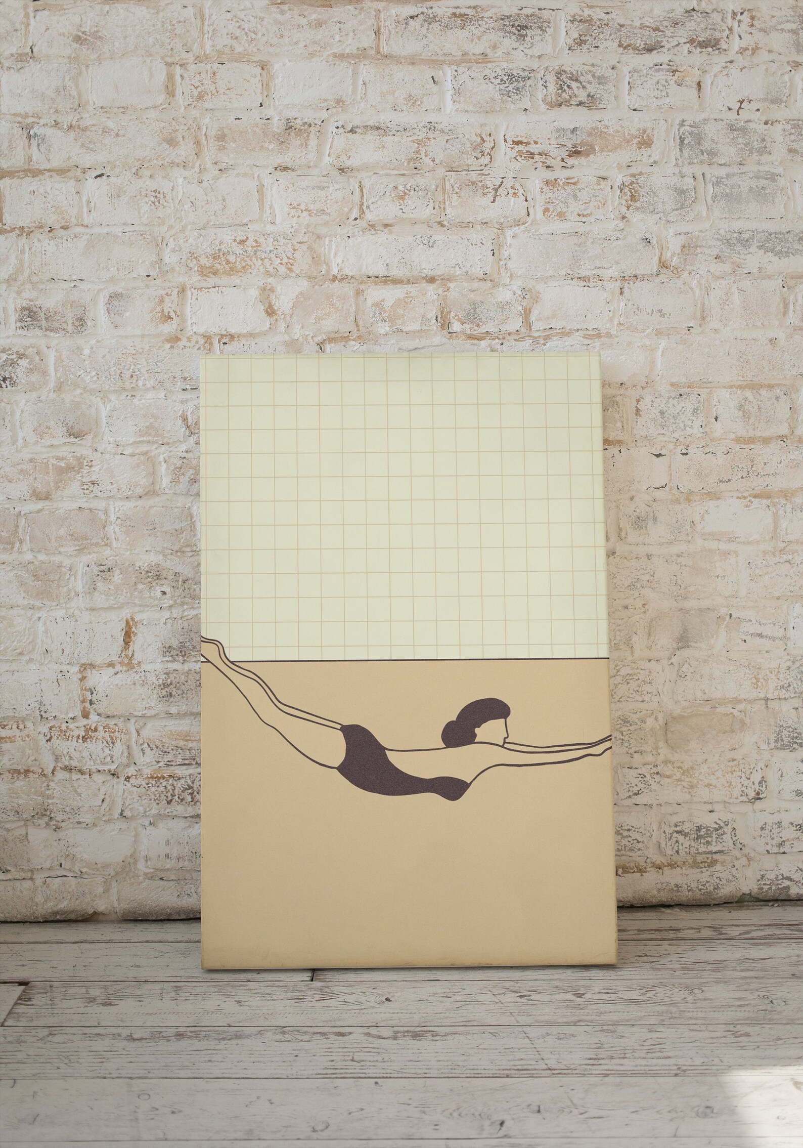 Swim in the Pool Poster, Art Print, Swimmer Wall Art, Swimming Poster ...