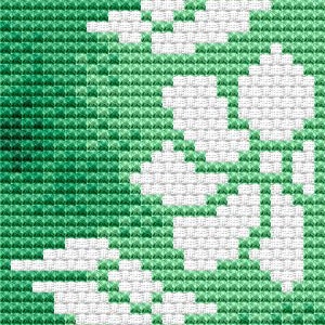 Set of 3 Cross Stitch Bookmark Pattern in Assisi Style - Floral Motifs ...