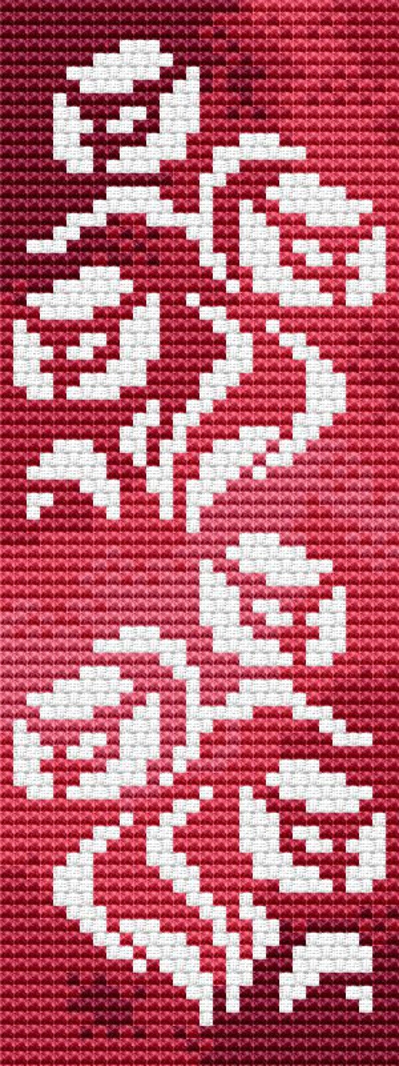 Set of 3 Cross Stitch Bookmark Pattern in Assisi Style - Etsy