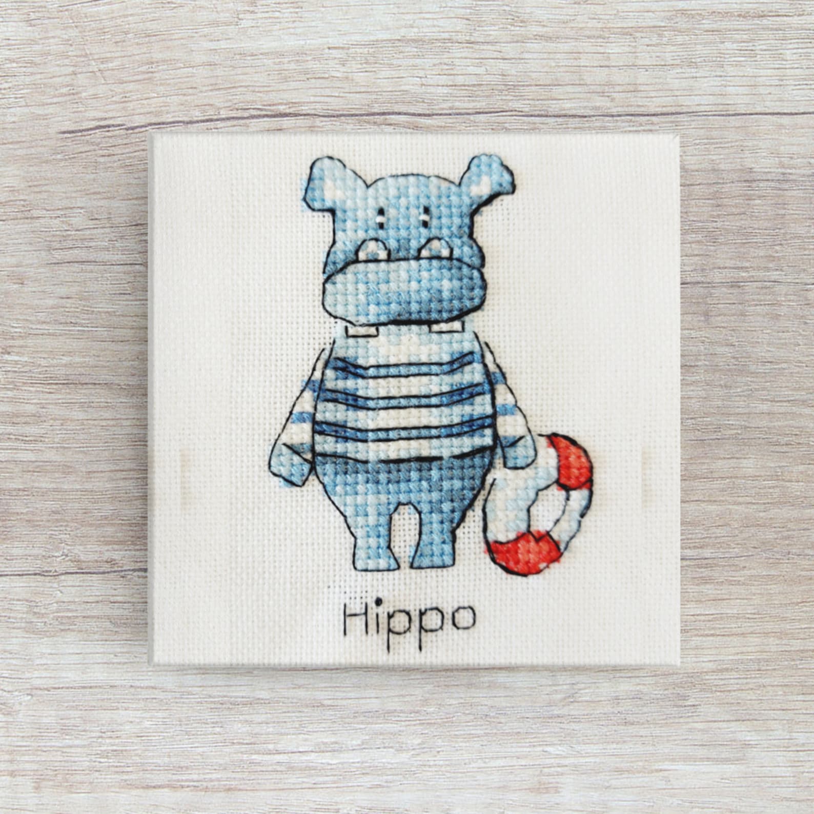 Hippo Cross Stitch Pattern - Cross Stitch Funny Animal PDF Pattern ...