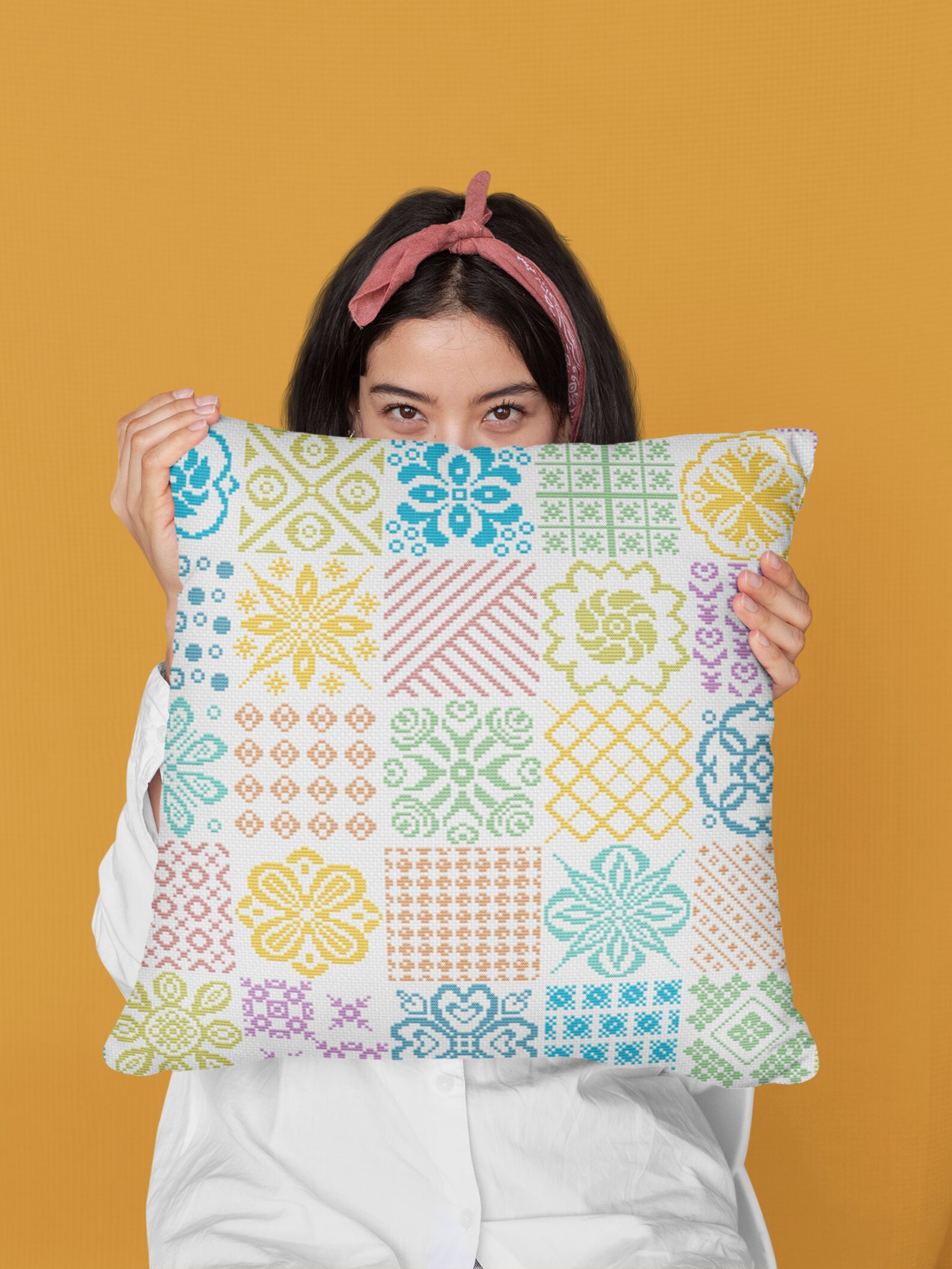 Quilt Sampler Cross Stitch Pattern - Mandala Cross Stitch Chart - PDF ...