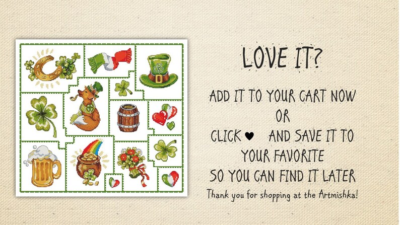 Saint Patrick's Day Sampler Cross Stitch Pattern Irish | Etsy