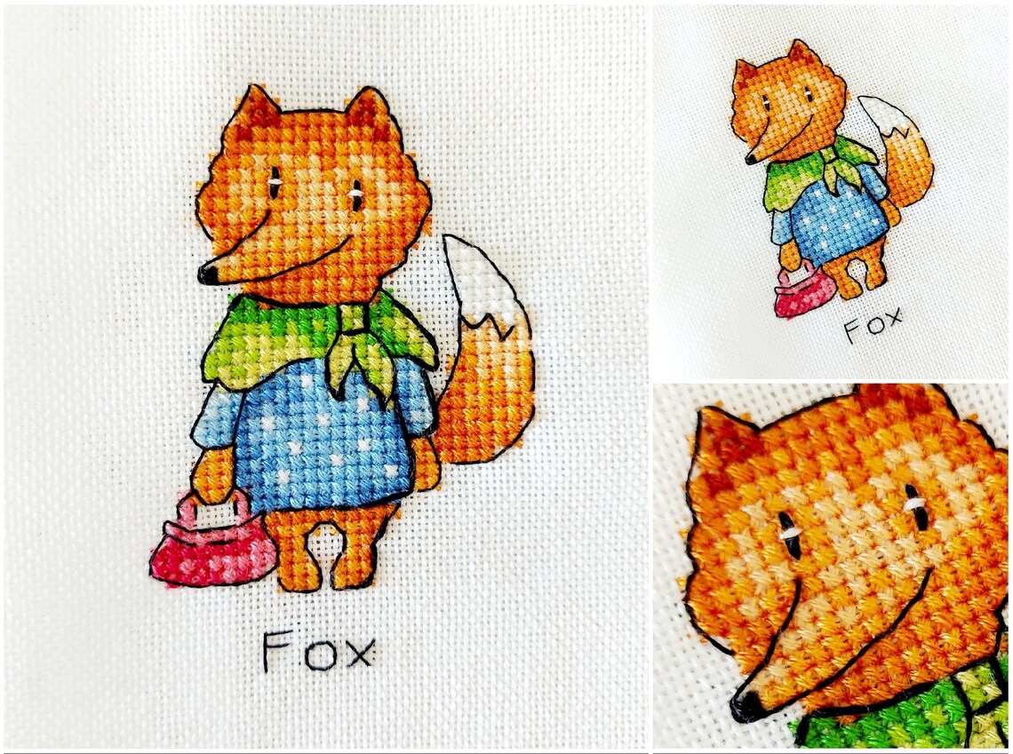 Fox Cross Stitch Pattern Cross Stitch PDF Pattern DIY | Etsy