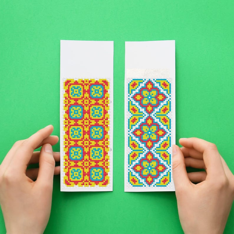 Sicilian Bookmarks Cross Stitch Pattern - Set of 2 Cross Stitch ...