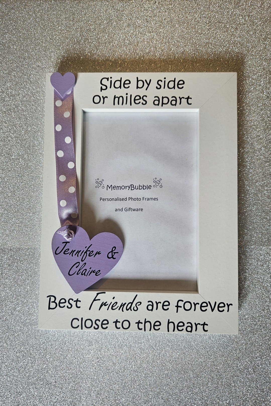 Personalised Best Friends Photo Frame, Best Friends Forever Photo Gift ...