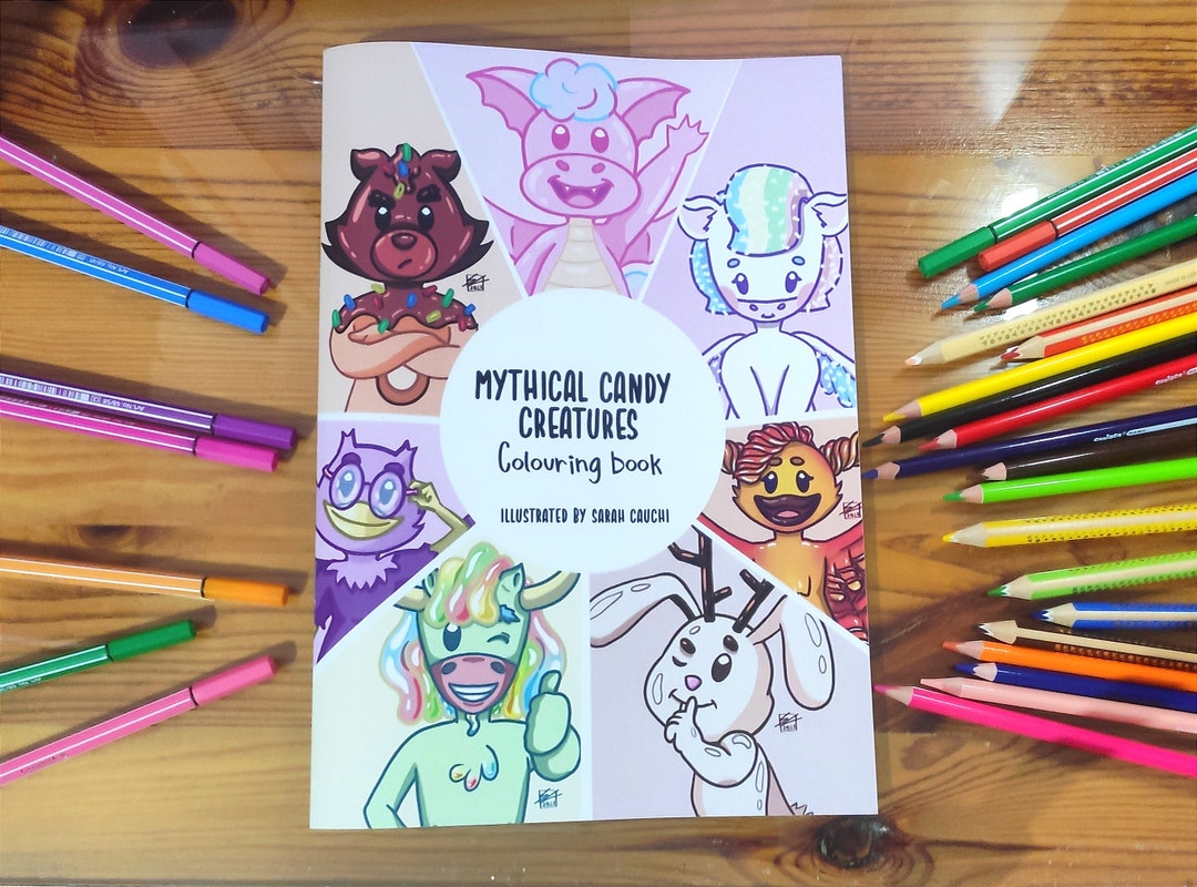 Milo and Friends Colouring Book, Children's Colouring Book, Mythical ...