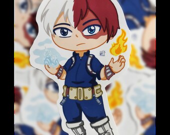 Todoroki Sticker - Etsy