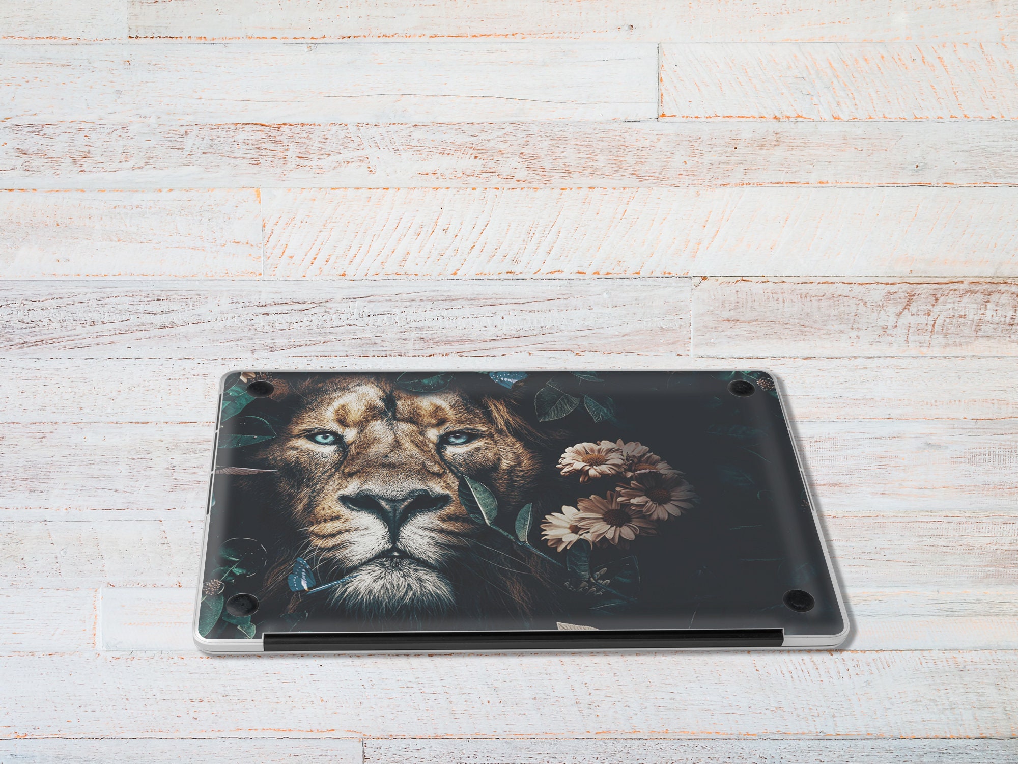 Lion MacBook Air 11 Skin MacBook 15 inch Cover Wildlife Decal | Etsy