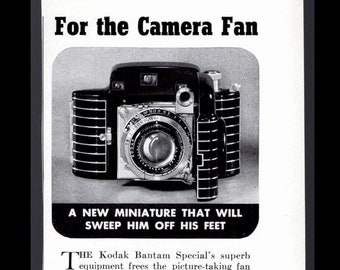 Vintage Camera Ad - Etsy