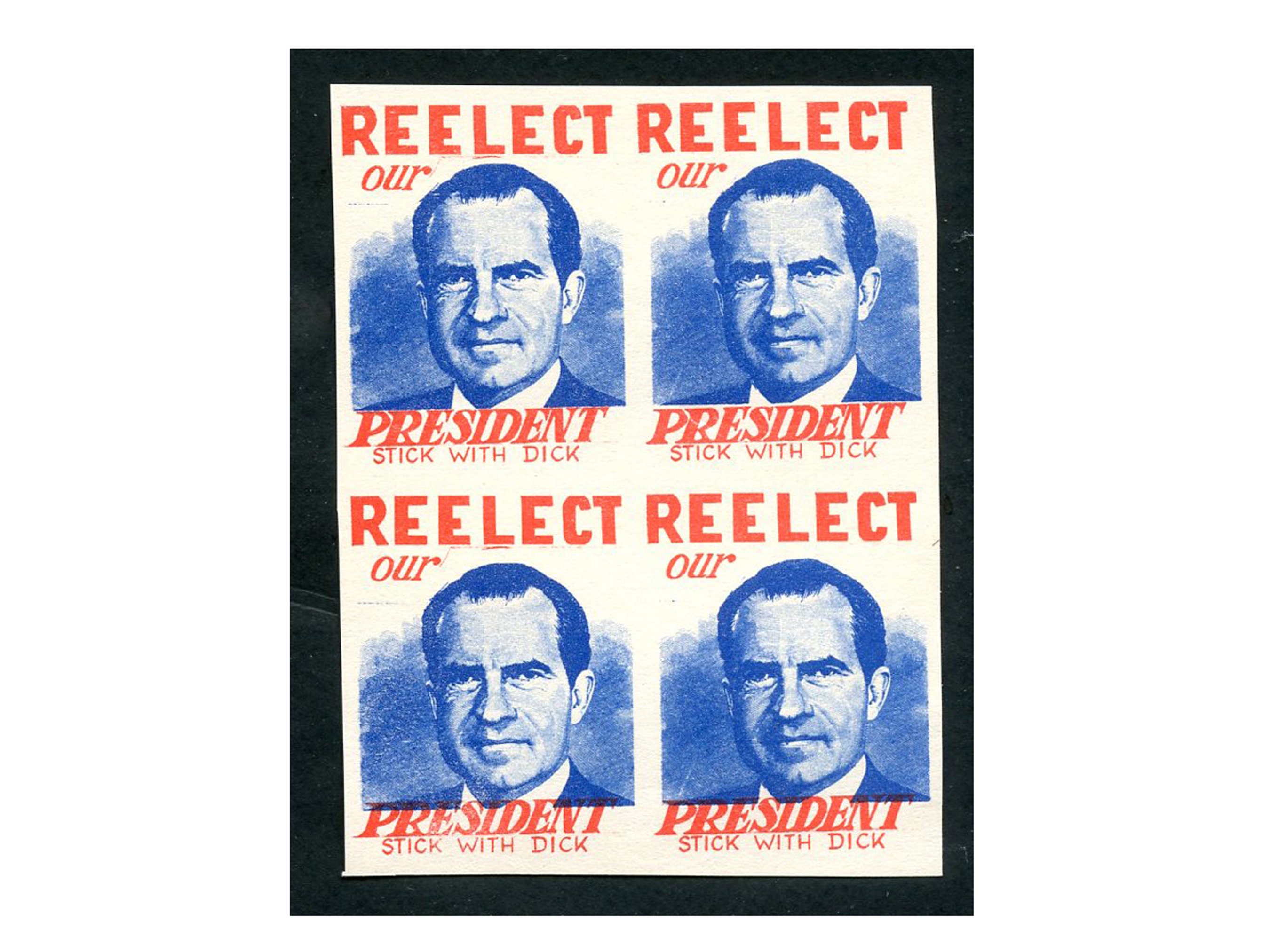 1972 Richard Nixon Reelection Campaign Stick With Dick - Etsy 1972 Richard Nixon Reelection Campaign Stick With Dick - Etsy